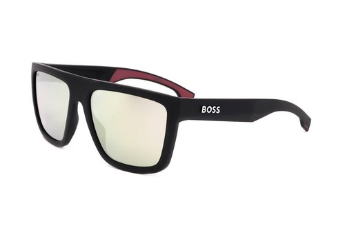 Lunettes Soleil Hugo Boss BOSS 1451/S DNZ MATTE BLACK BURGUNDY 59/18 ...
