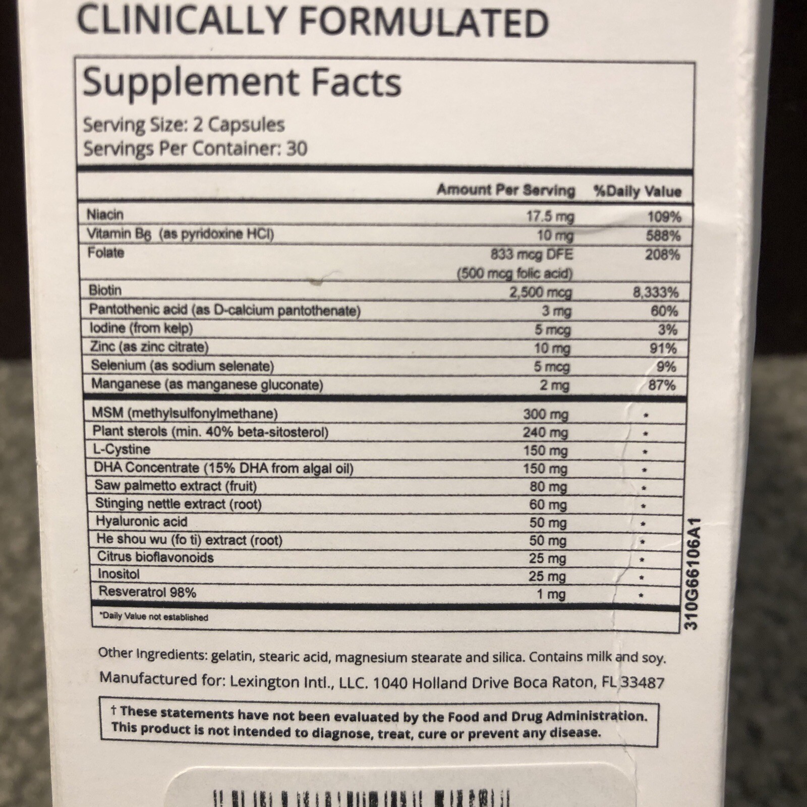 HairMax Hair Skin and Nails Dietary Supplement 60 Capsules for sale ...