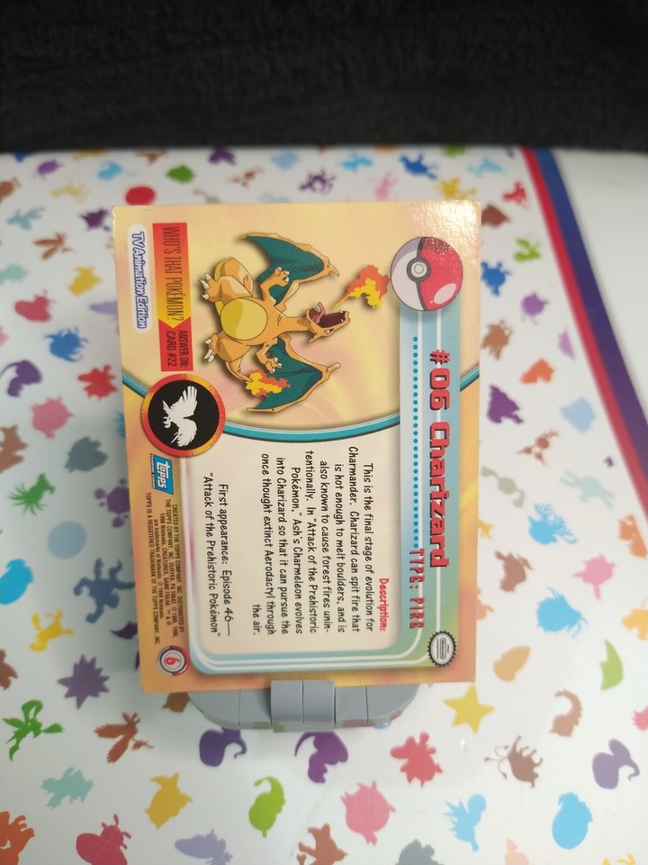 1998 Topps Pokemon Charizard #06 Black Logo | eBay