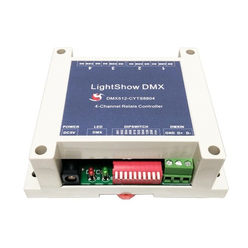 LightShow DMX 4CH 6CH 12CH Relay Switch Controller DC 5V DMX512 For KTV ...
