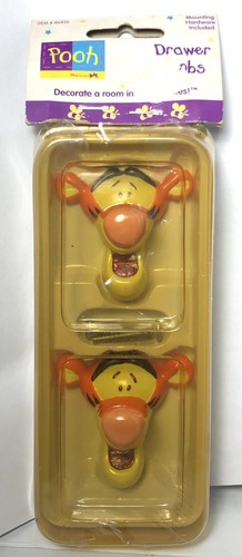 NEW OLD STOCK Disney Winnie Pooh Drawer Knobs -TIGGER Pulls - NIP | eBay