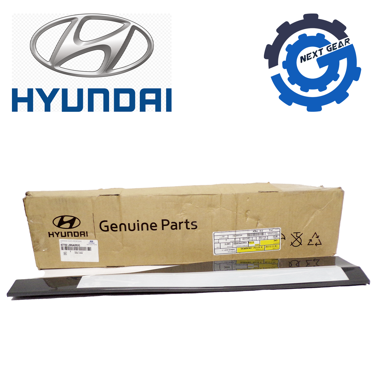 New OEM Hyundai Garnish Assembly Rear Dr Side Right 2022-2023 Kona ...