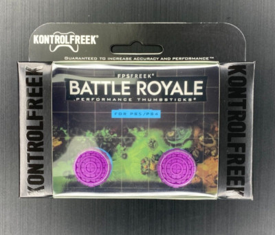 KontrolFreek Purple BATTLE ROYALE Thumbsticks for PS5 PS4 Analog Sticks ...