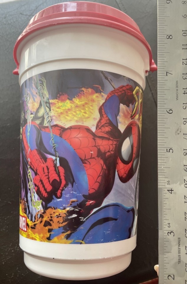 original Marvel Spider-Man Universal studios cup with secure lid and ...