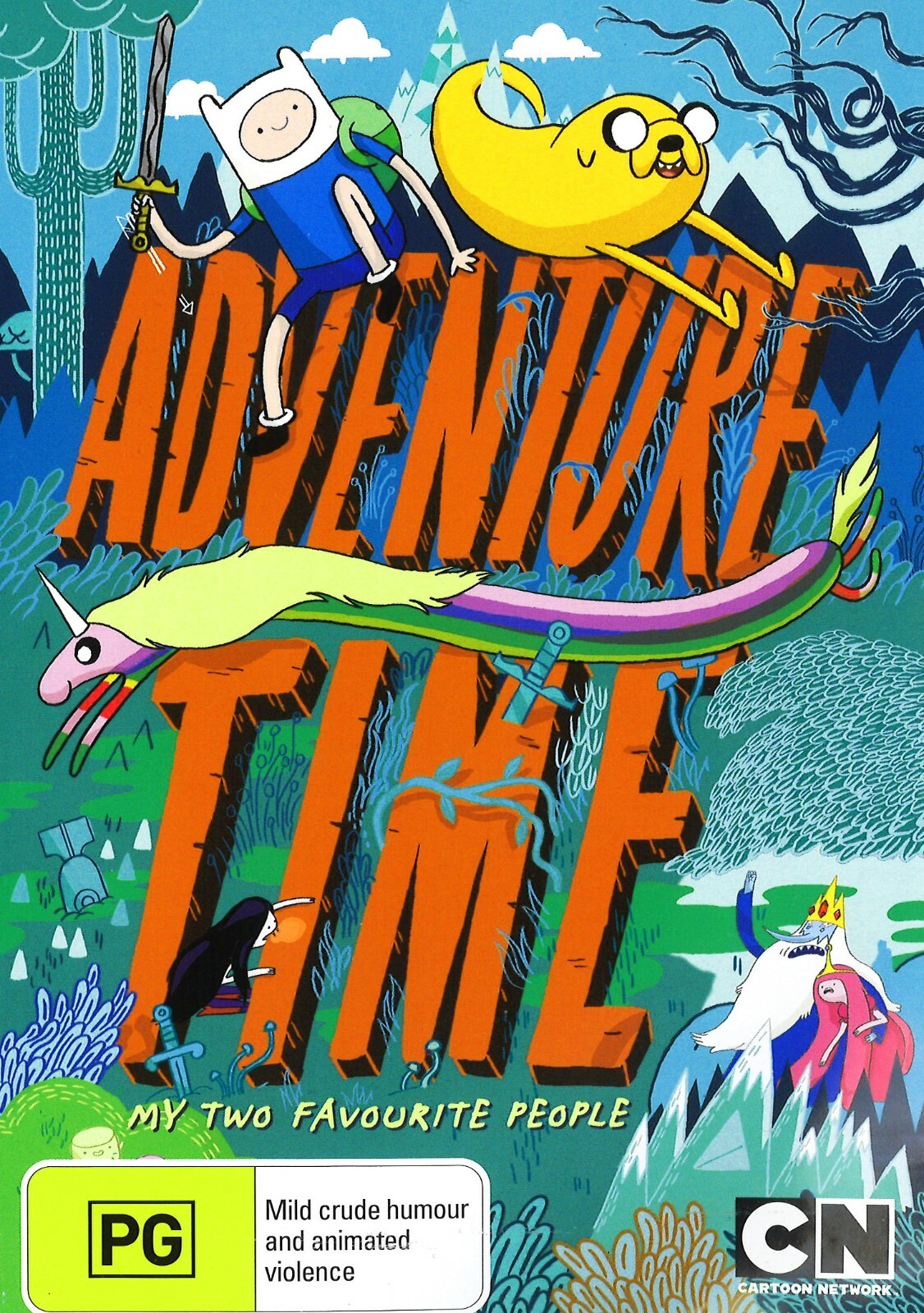 551A NEW SEALED ADVENTURE TIME MY TWO FAVOURITE PEOPLE DVD Region 4 ...