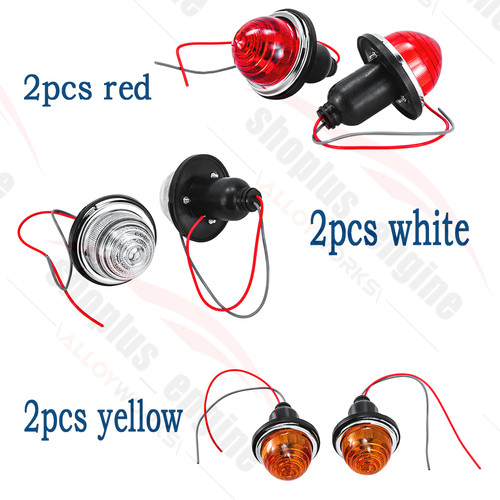 For CLASSIC MINI MORRIS TRAVELLER AS LUCAS L594 2pcs REAR STOP/TAIL ...
