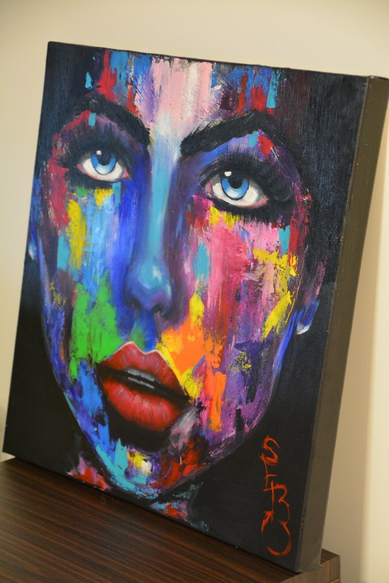 Easy Acrylic Painting Face