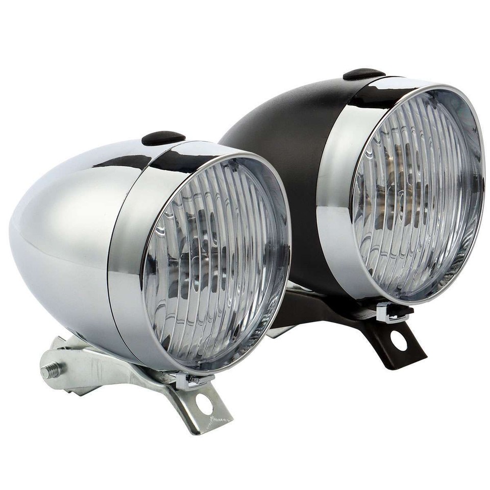 Classic Vintage LED Bike Headlight Bicycle Retro Head Light Front Fog ...