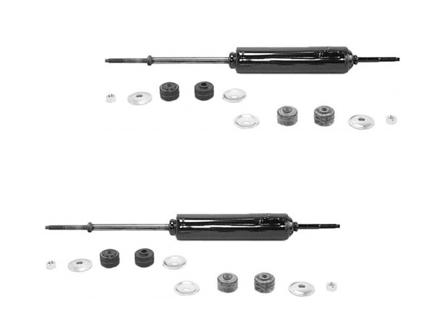2 Front Shock Absorbers 1953-1962 Corvette Shocks 53 54 55 56 57 58 59 ...