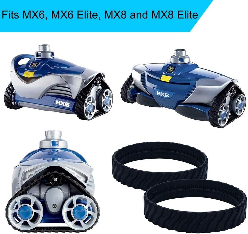 2 Pack MX8 MX6 Pool Cleaner Tire Track R0526100 For Zodiac MX8 Elite ...