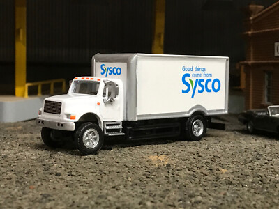 1/87 HO Scale Die Cast International Box Truck - - - Custom SYSCO | eBay