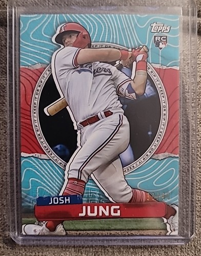 Josh Jung 2023 Topps RIP Baseball Unripped RC Card RIPTIDE PARALLEL /40 ...
