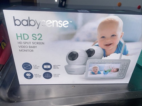 Sealed BabySense HD S2 Video BABY MONITOR Digital 5" Split Screen New ...