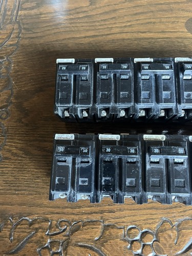 10 Eaton Cutler Hammer BA 2 Pole Breakers 20Amp 30A 50A 120/240v | eBay