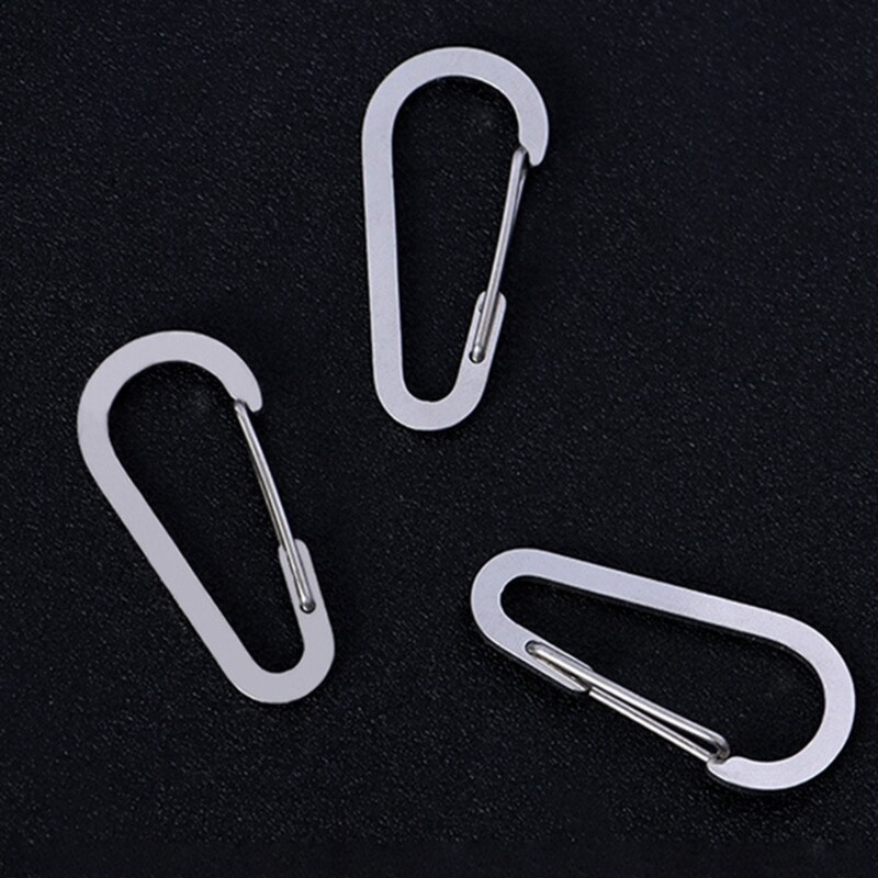 10Pcs Carabiner Clip Carabiner Hook Spring Clip for Camping Hiking ...