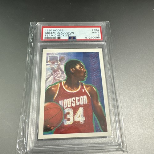 Hakeem Olajuwon - 1990 HOOPS - PSA 9 | eBay