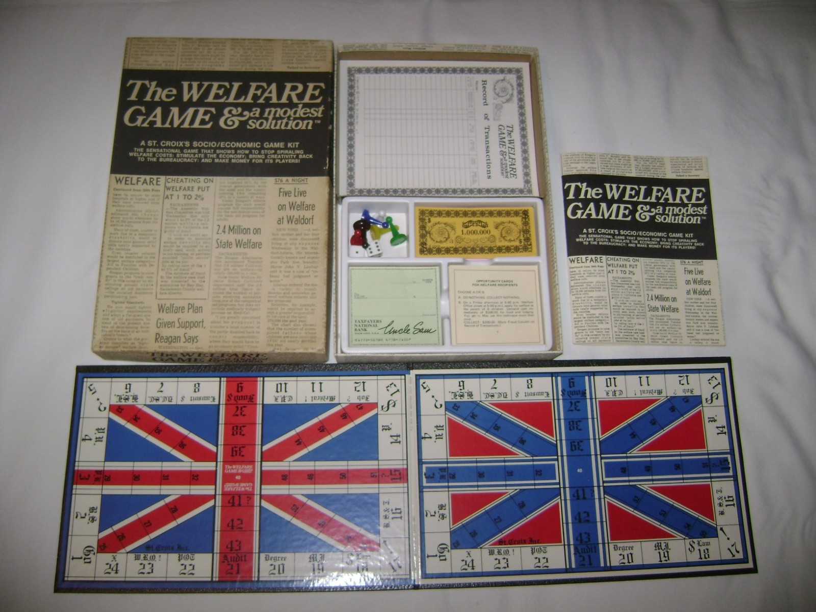 Vintage 1971 THE WELFARE GAME & A MODEST SOLUTION St. Croix's Socio ...