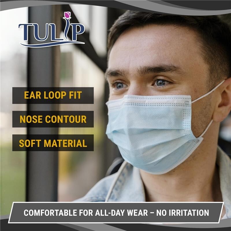 500 White ASTM Level 3 Face Masks 4-Ply Disposable Surgical Medical ...