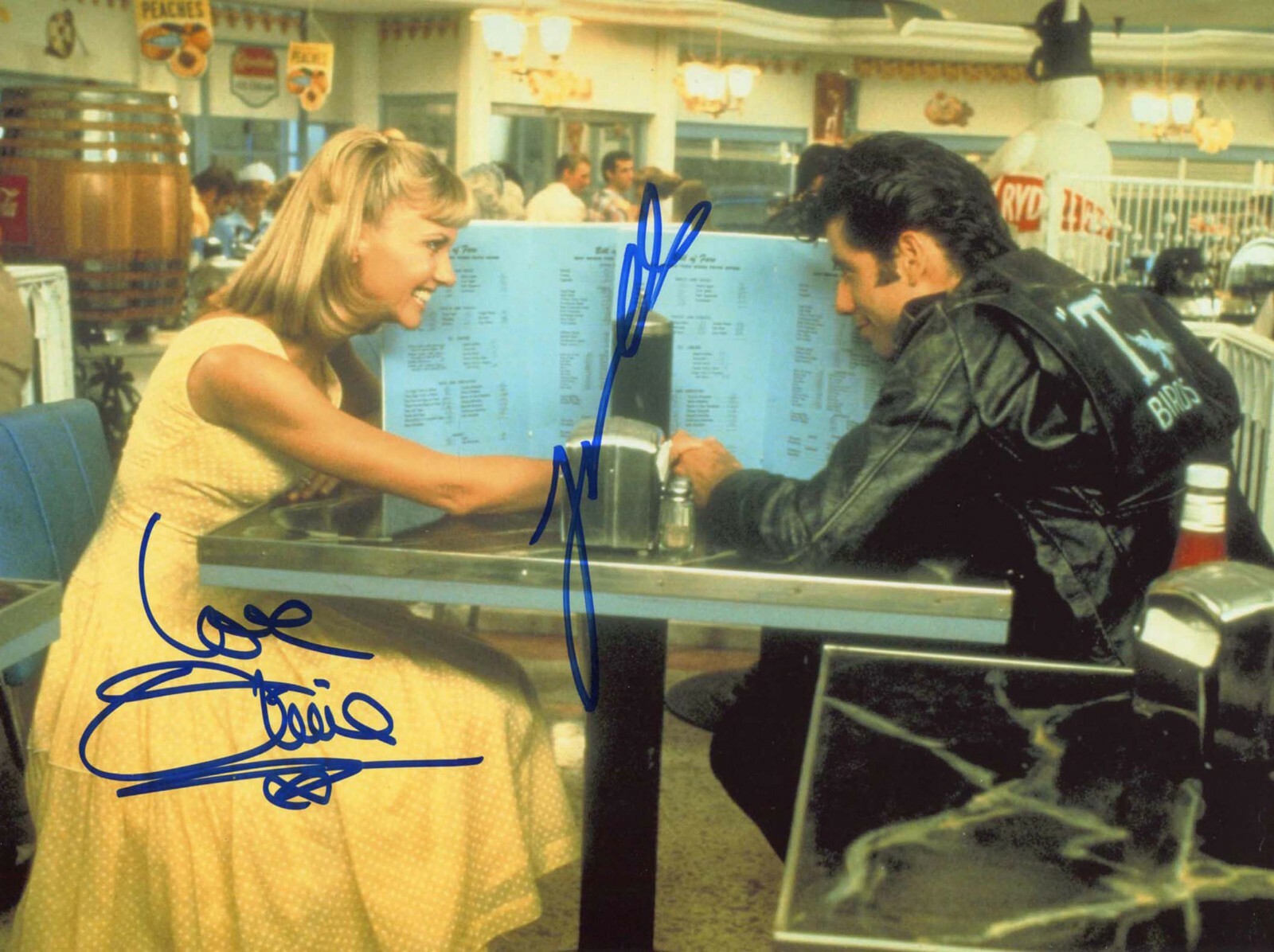 John Travolta Grease photo w/reproduction signature archival quality | eBay