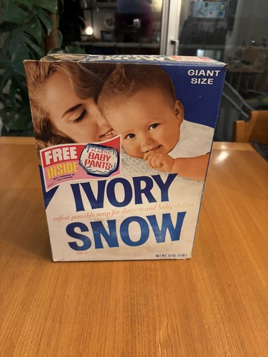 Vintage Ivory Snow Fabric Softener 32 Oz Opened Box. ~20% Remains | eBay