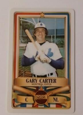 1982 Perma-Graphics All Star Credit Card #8 Gary Carter | eBay