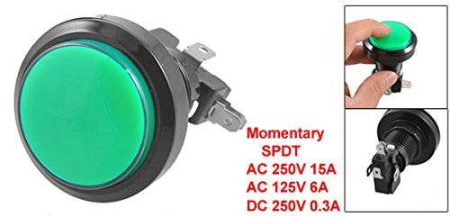 Arcade Game 36mm Green Cap Momentary Push Button NO+NC SPDT Micro ...