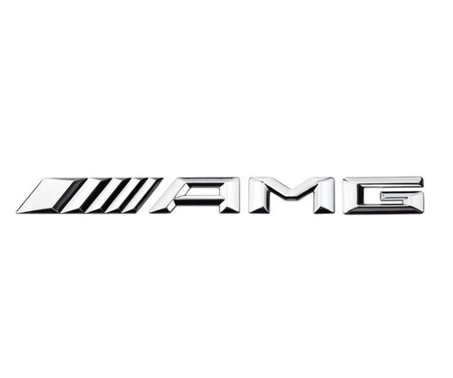 AMG Emblem Chrome Rear Trunk Letter Logo OEM 3D Badge for Mercedes 2017 ...