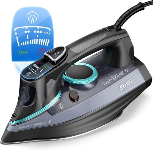 Rowenta Steam Force Pro Stainless Steel Soleplate Iron Clothes 400 ...