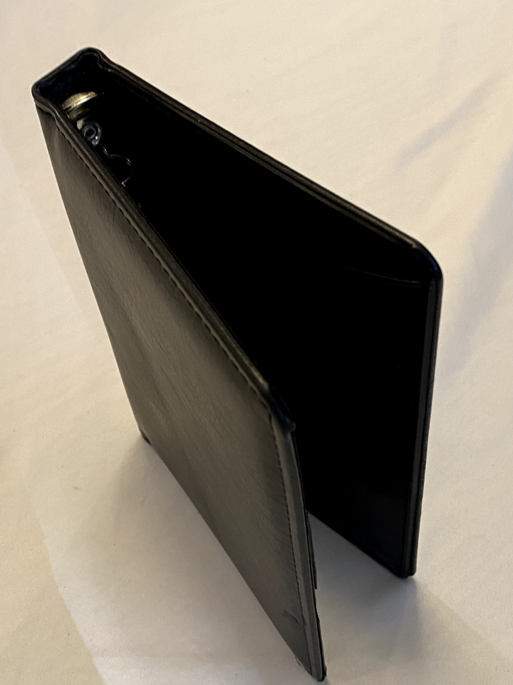 DAY-TIMER Portable Binder Cover - Simulated Black Leather | eBay