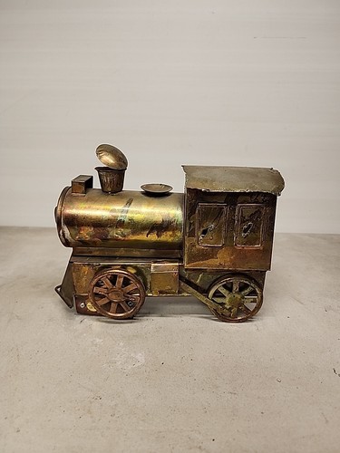 Copper Train Engine Music Box. “I’ve Been Working on the Railroad” B42 ...