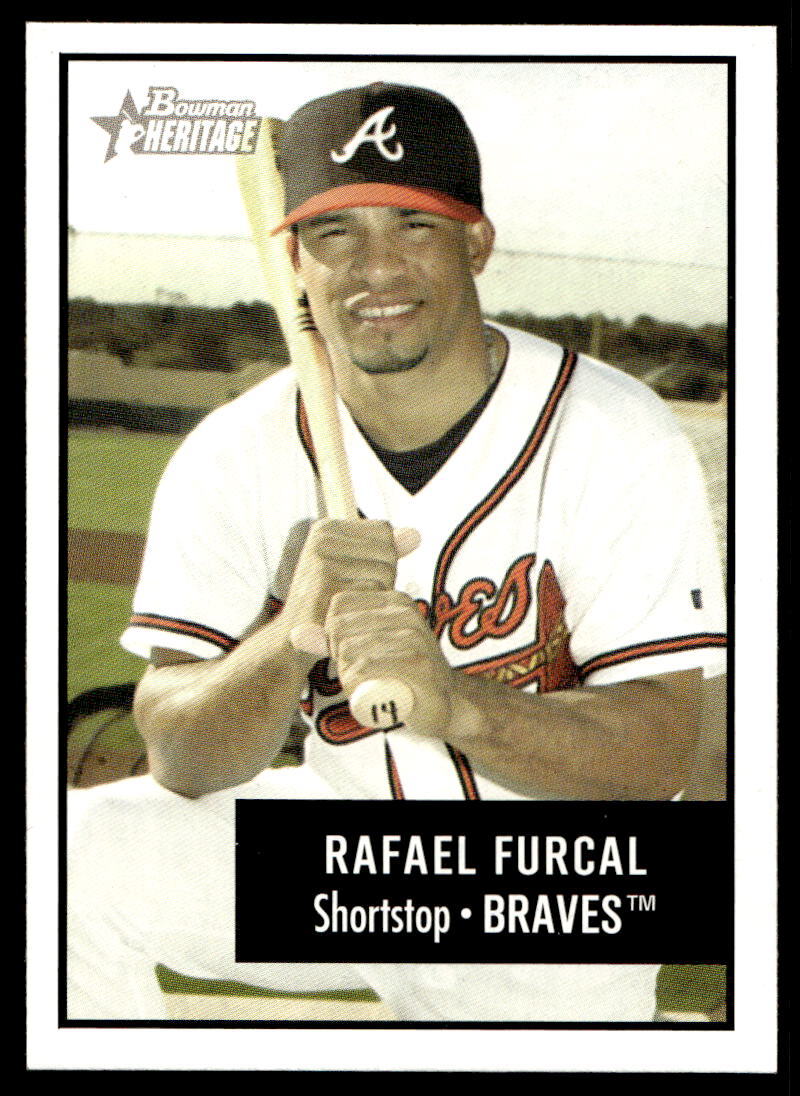 2003 Bowman Heritage 109 Rafael Furcal Atlanta Braves Baseball Card | eBay