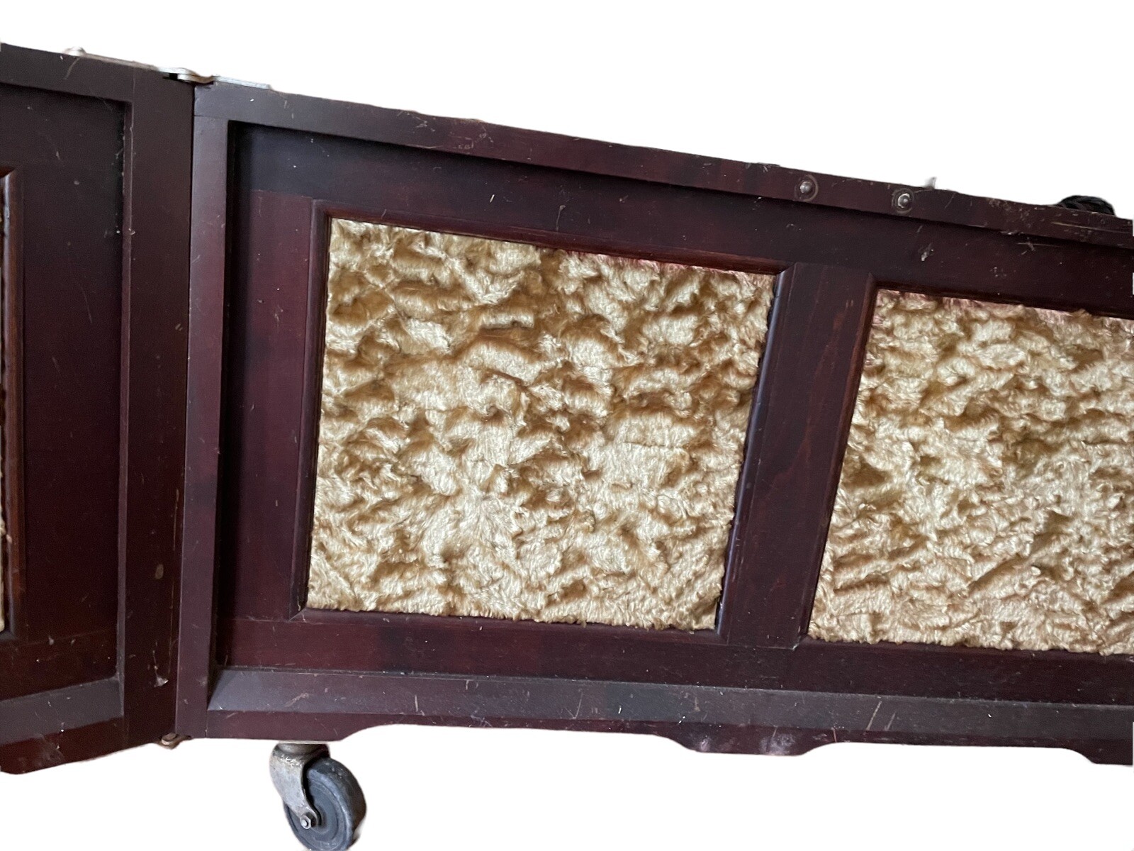 Antique Vintage Early 1900’s Rolling Casket Coffin Cart - Halloween ...