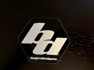 BD BAJA DESIGN RACING BLACK STICKER DECAL Offroad UTV LARGE 4.5"X4" | eBay