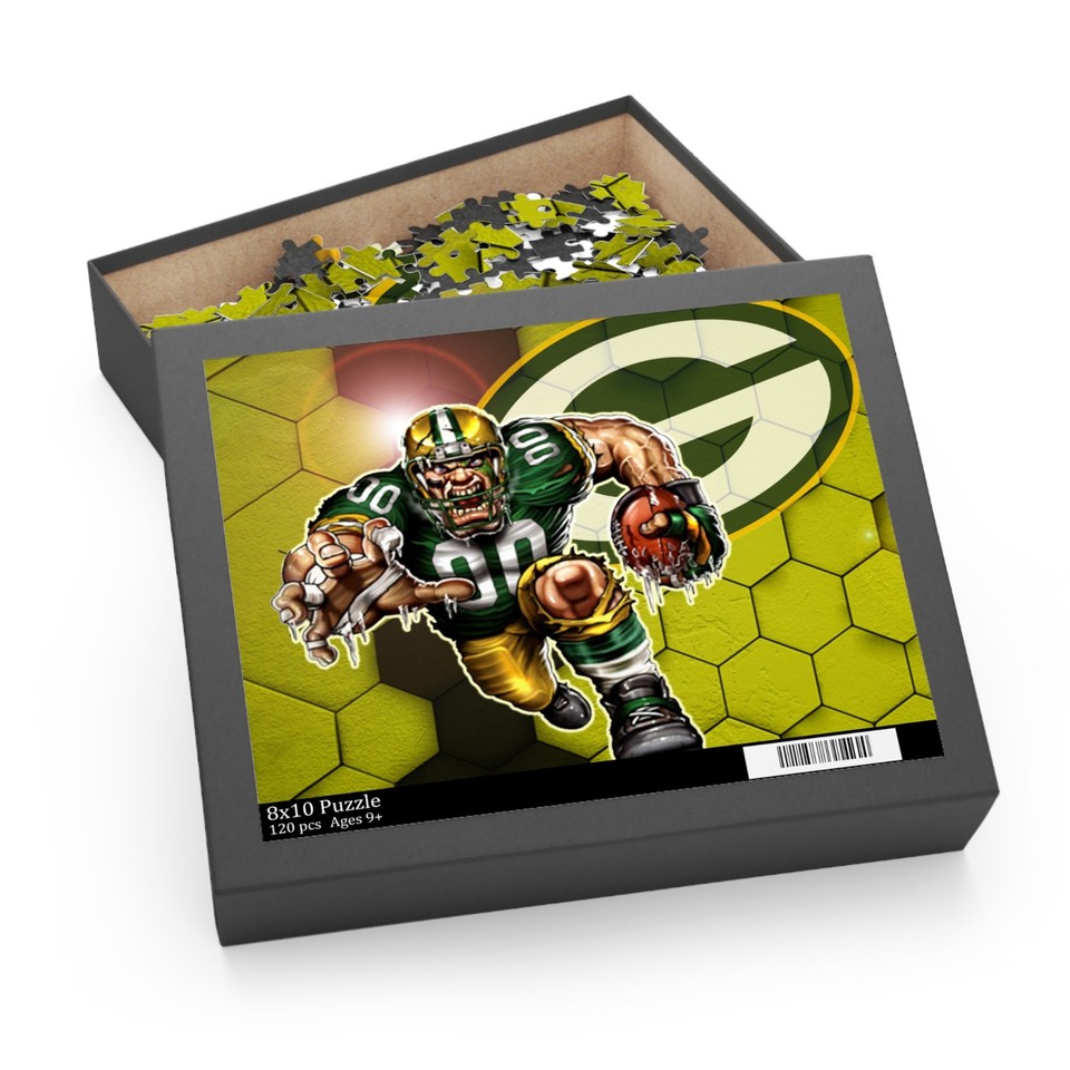 NFL Green Bay Packers Football | Cartoon Puzzle (120-Piece) | eBay