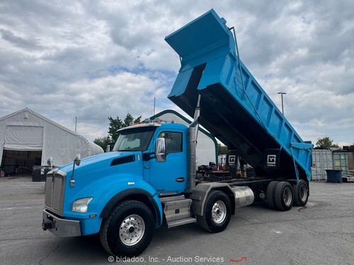 2018 Kenworth T880 20 Cu Yard T/A T/A Dump Truck PTO 18 Speed Cummins ...