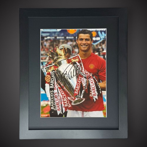 Cristiano Ronaldo Manchester United Hand Signed Framed Photo With COA £ ...