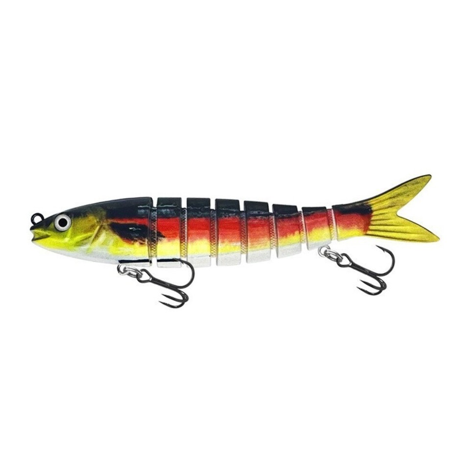 135cm 18g Wobblers Fishing Lures 5pcs Multi Jointed Pike Style for ...