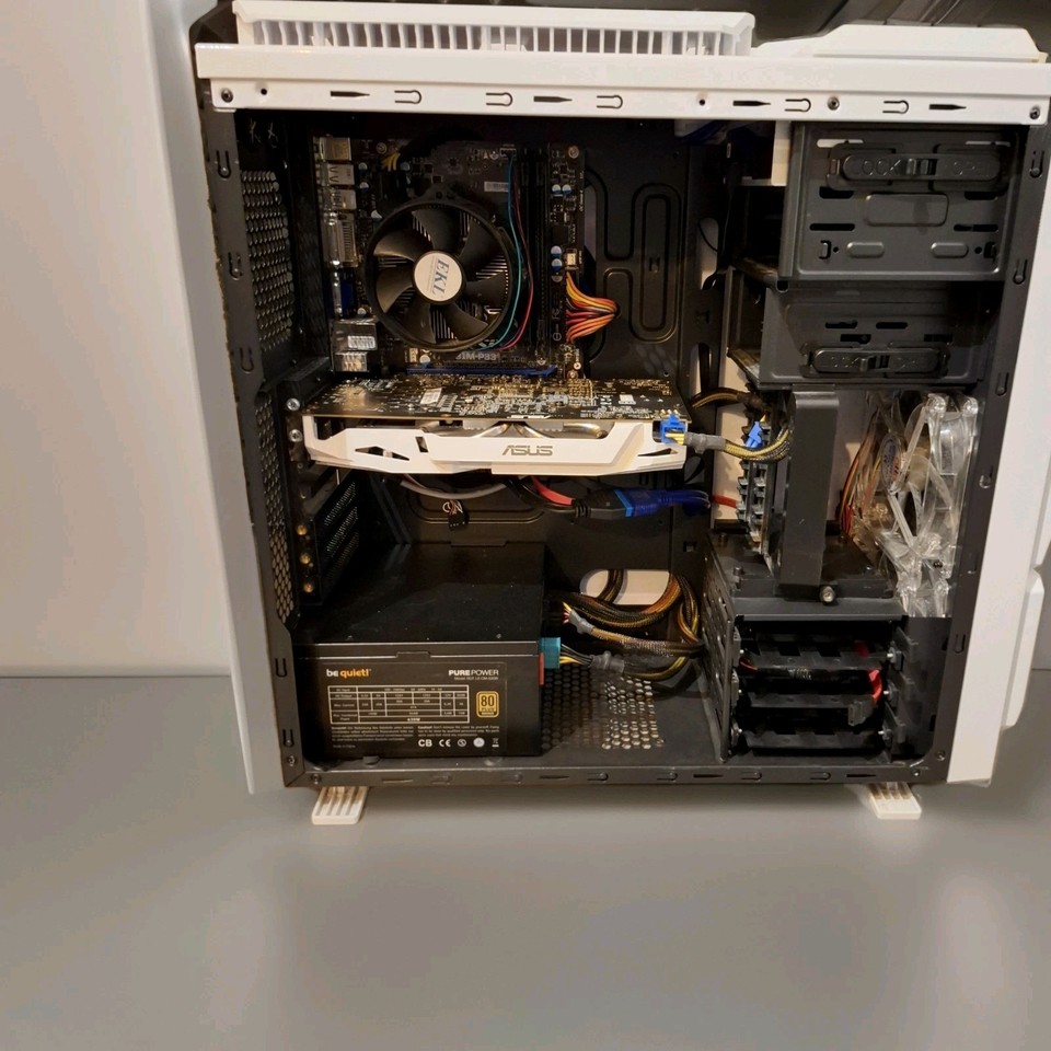 White Gaming Pc i7 4790, GTX 1060, 16GB Ram, SSD, Windows 11 Pro | eBay.de