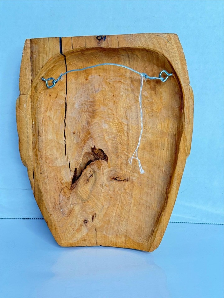 Antique Greenland Mask Tupilak Inuit Sculpture Tribal Carved Wood ...