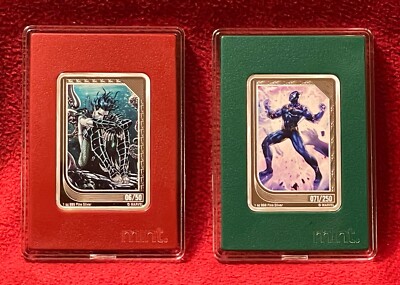 2023 Marvel Trading Coins Namor 6/50 & Black Panther 71/250 | eBay