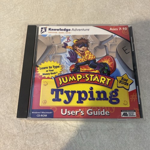 Jump Start Typing For Kids (Cd-rom 1997 KnowLedge Adventure) User Guide ...