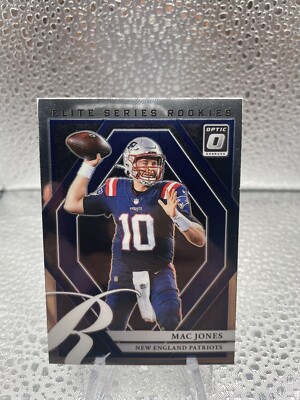 Mac Jones Elite Series Rookies Insert NFL Donruss Optic 2021 Rookie ...