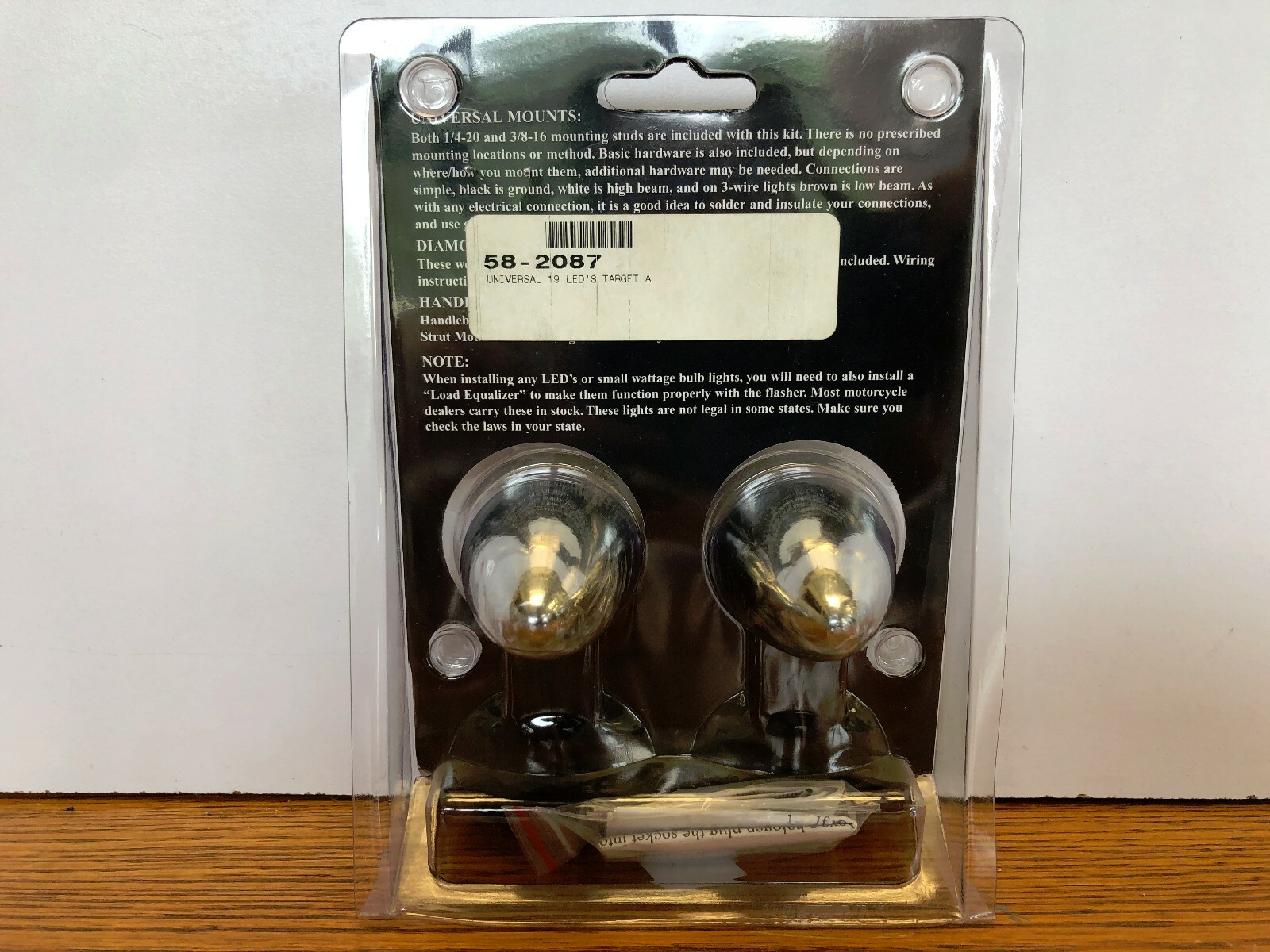 BEACON-1 DIE CAST SMOOTH MINI BULLET LIGHTS WITH AMBER LENS NS11932 NEW ...