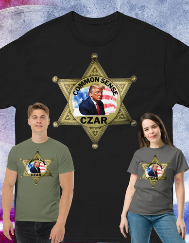 Trump Common Sense Czar Patriot Sheriff Tee Please See Description | eBay