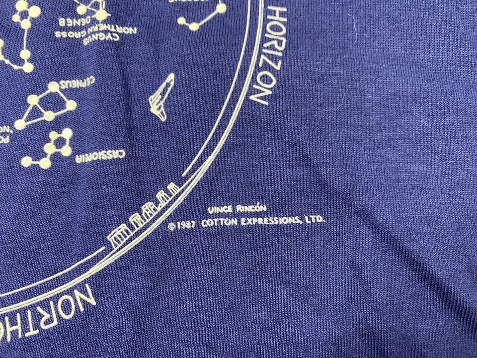 New VTG 80s Faded Blue Kitt Peak Observatory Space Stars T Shirt L ...