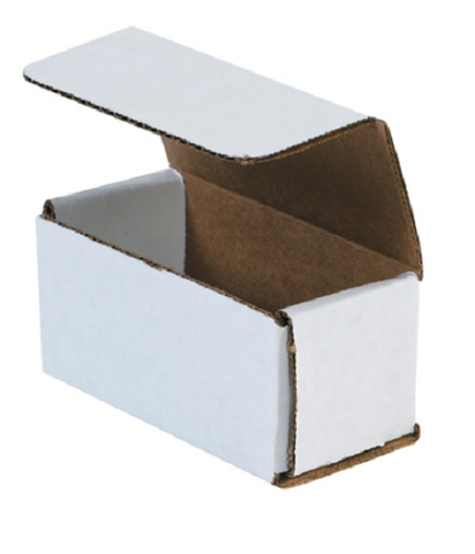 Pack of 700 Strong Light Mailer 4x2x2 White Small Folding Mailing ...