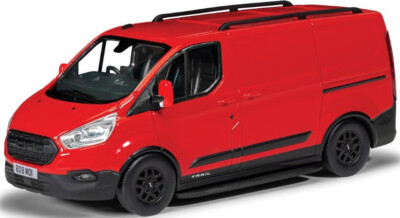 1:43 Corgi Vanguard #COR VA15102 Ford Transit Custom Trail Race Red ...