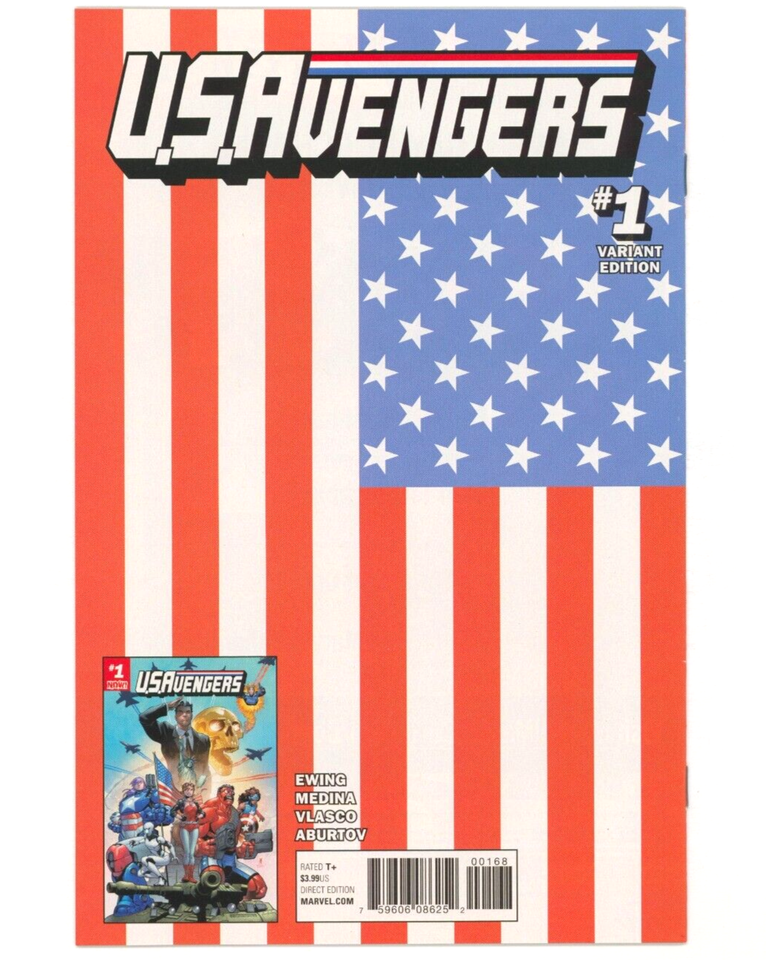 Marvel Comics U.S. AVENGERS #1 QUASAR Wisconsin Variant Cover | eBay