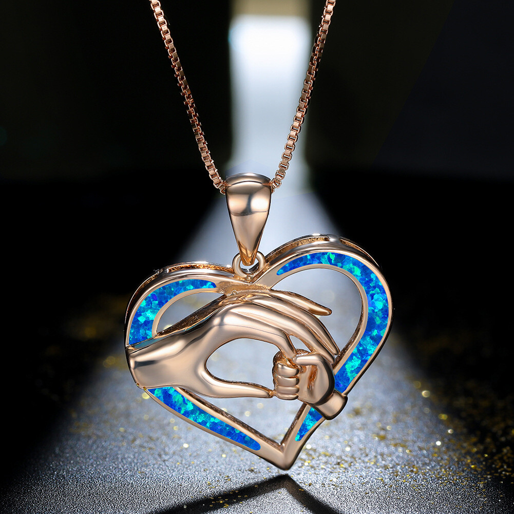 Red And Blue Fire Heart