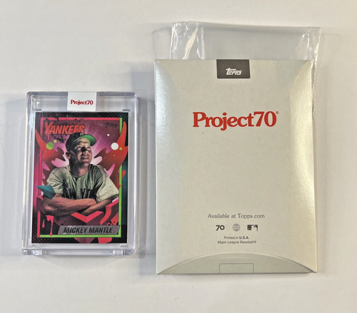 Topps Project 70 Mickey Mantle Card 328 by Mikael B. 1990 Design ...